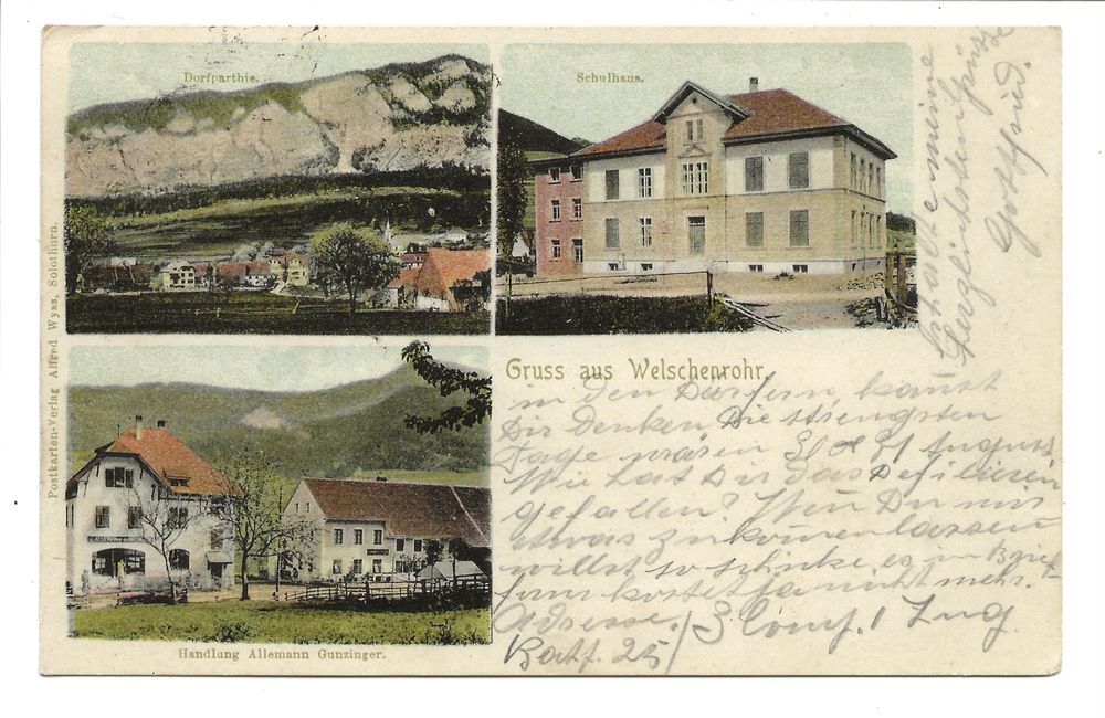 Gruss aus Welschenrohr (SO) Schulhaus - Handlung Gunzinger (Gebraucht) in Engelburg für CHF 22.9 ...