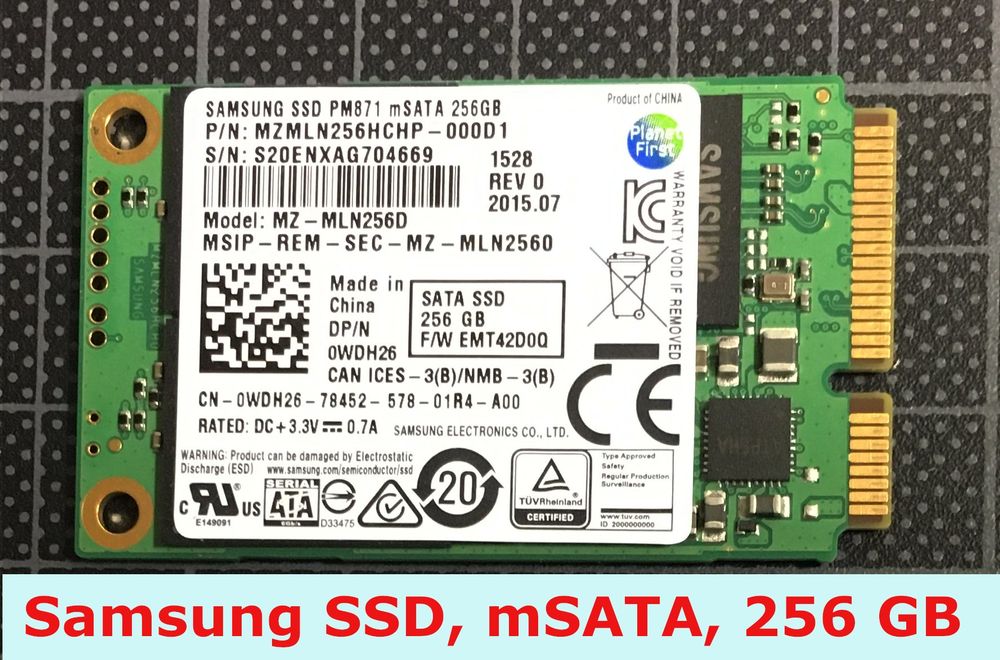 SSD mSATA 256 GB | Kaufen auf Ricardo