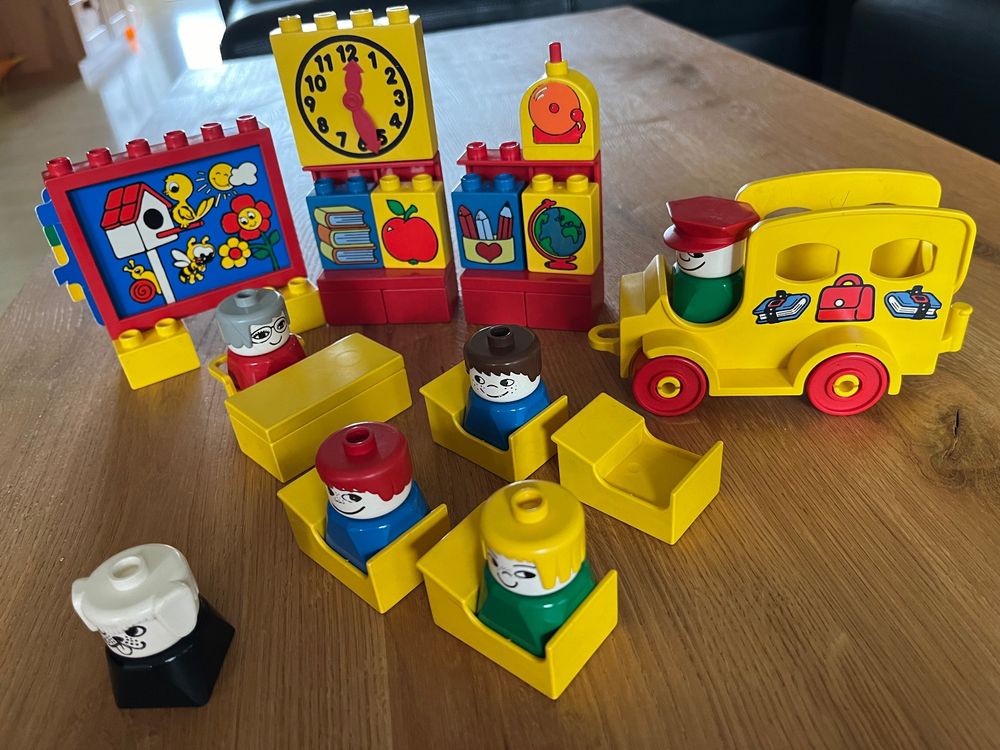 Lego Duplo Vintage (1980) Set Nr.2645 "Klassenzimmer" (Gebraucht) in ...