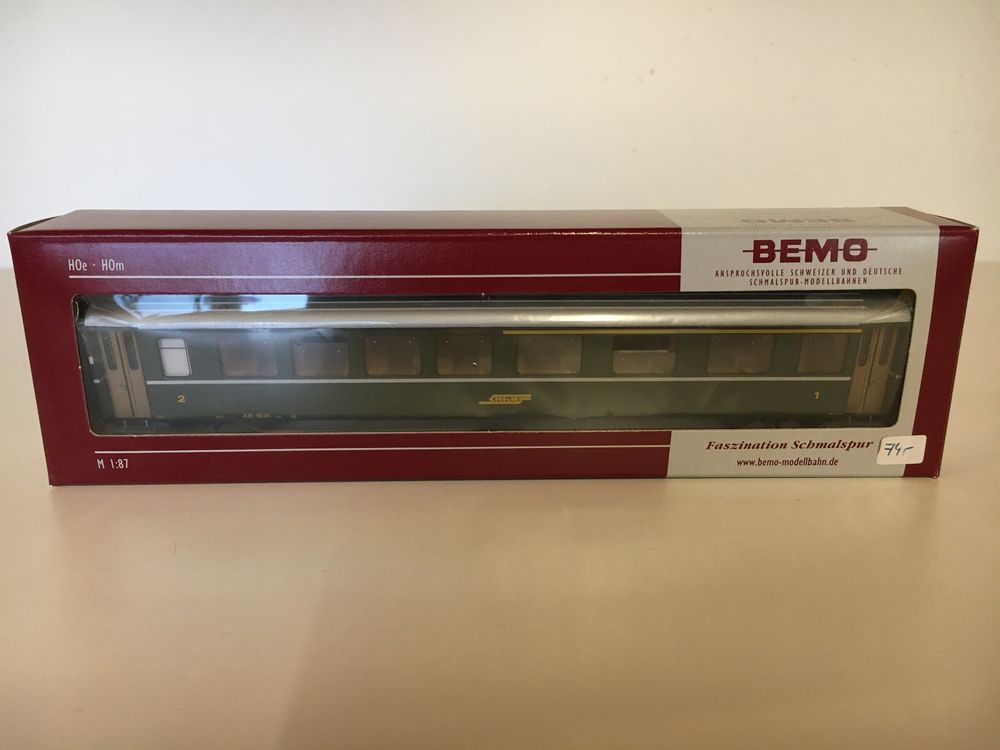 Bemo H0m 3251 111 Personenwagen RhB AB 1531 EWI (Neu und originalverpackt) in Rodersdorf für CHF ...