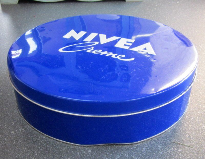 Rare alte XXL Blechdose NIVEA Durchmesser 25 cm (Gebraucht) in ...