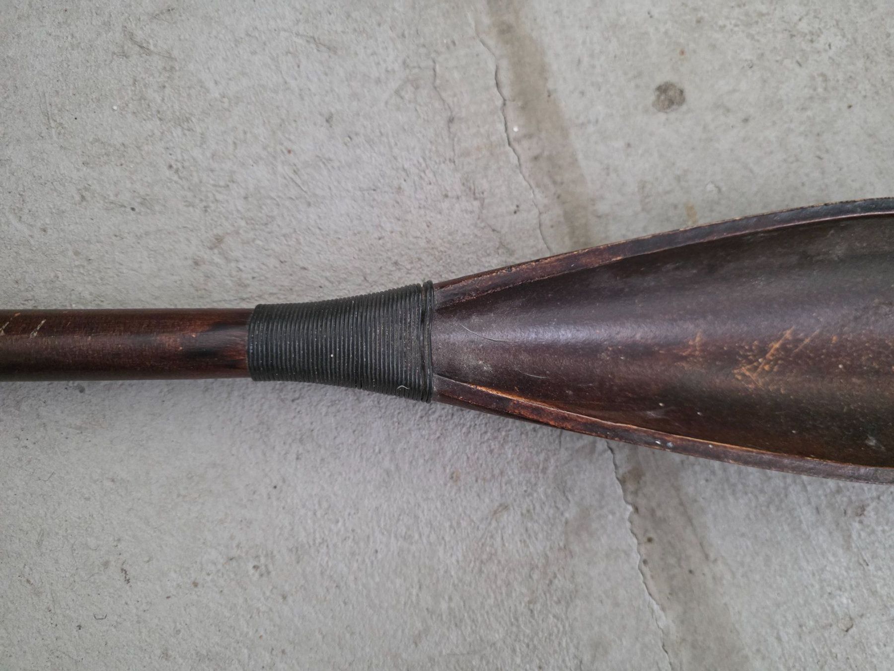 Holz Schiff Schale Räucher Schale Bananen Blatt 57 cm (Gebraucht) in ...