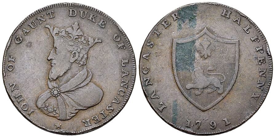 Lancaster Halfpenny 1791 - Token (Gebraucht) in für CHF 20 – mit ...