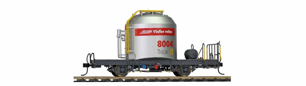 Bemo: RhB Uce 8004 Zementtransportwagen, Nr. 9452 135 (Neu und ...