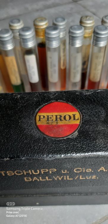 Oel Dose vintage PEROL bidon d'huile échantillon Shell BP (Gebraucht ...