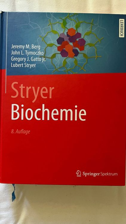 Stryer Biochemie 8.Auflage | Kaufen auf Ricardo