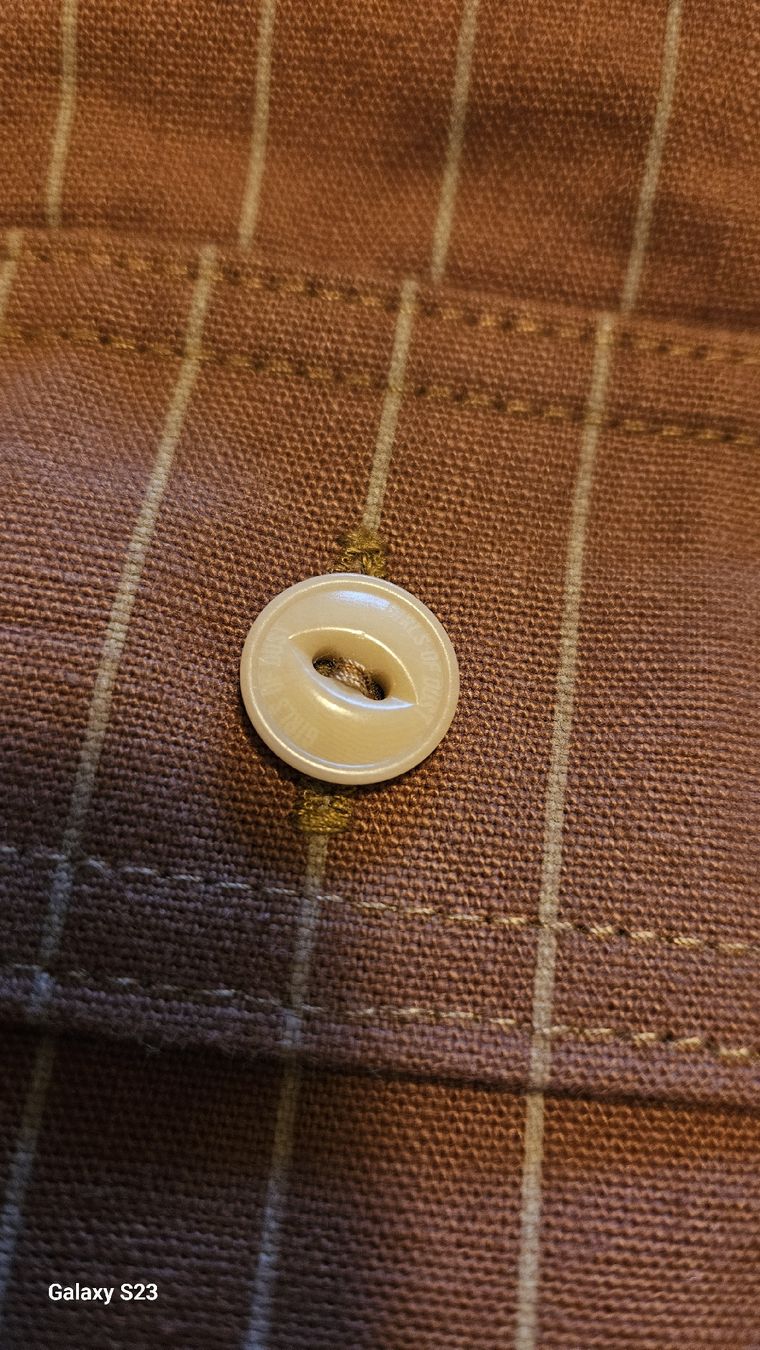 GIRLS OF DUST Canvas Pinestripe Hemd made in Portugal (Neu (gemäss ...