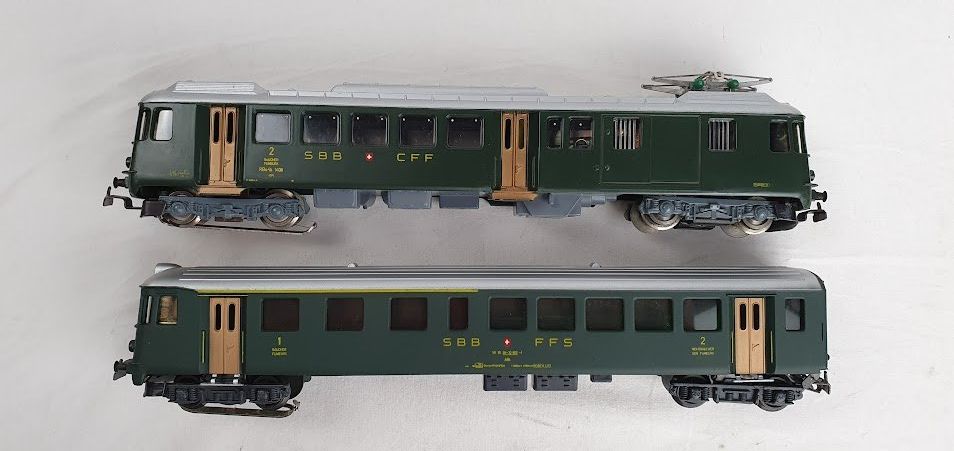 Hag 150 SBB RBe 4/4 Triebwagen - 420 SBB Steuerwagen analog | Kaufen auf Ricardo