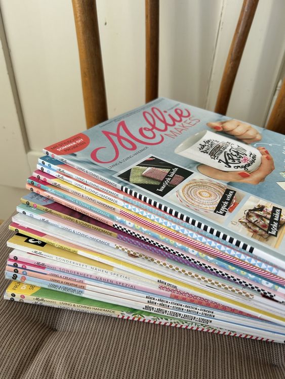 18x Mollie Makes Zeitschriften Sammlung, Basteln, Handarbeit (Gebraucht ...