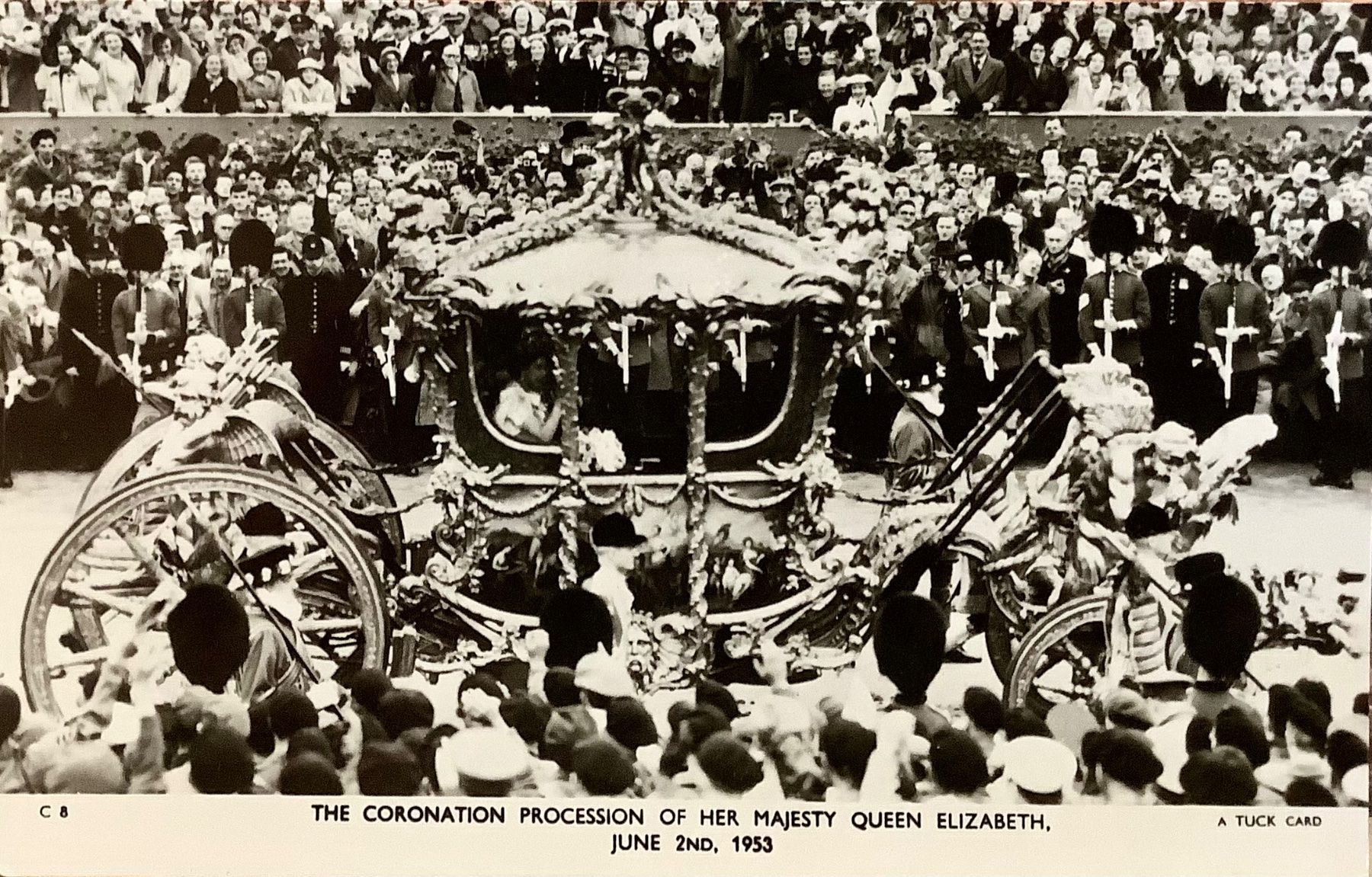 1953 QUEEN ELIZABETH II Krönung - Kutsche - London England (Gebraucht ...