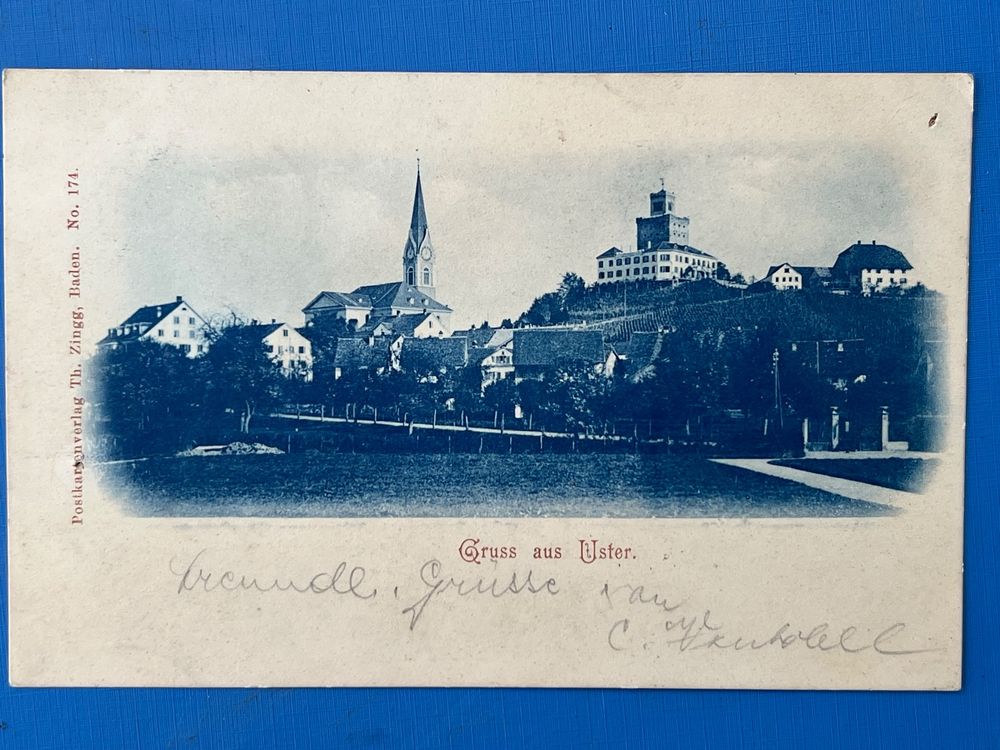 Ansichtskarte gelaufen 01 Gruss Aus Uster | Kaufen auf Ricardo