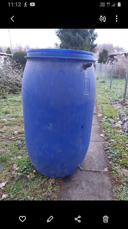 200l Fass mit auslass- überlaufanschluss (Gebraucht) in Eschenbach LU ...