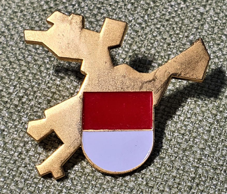 P031 - Pin Wappen mit Kantonsgrenze - Nidwalden (Gebraucht) in Reinach BL für CHF 2 – mit ...