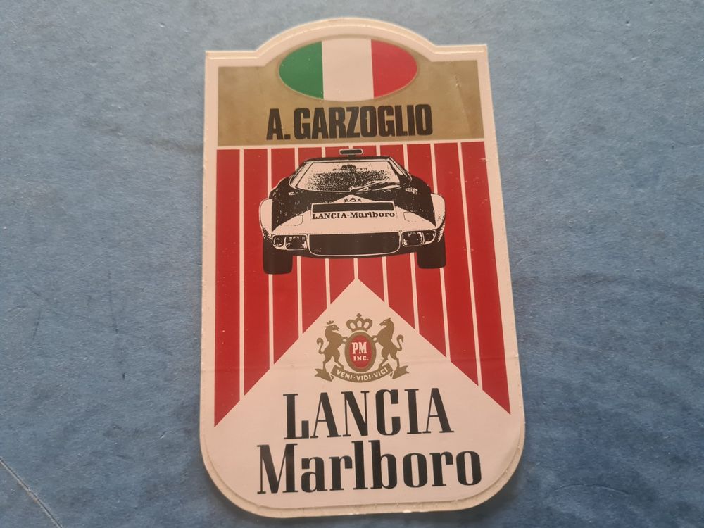 LANCIA STRATOS A. GARZOGLIO STICKER NEW OLD STOCK (Gebraucht) in ...