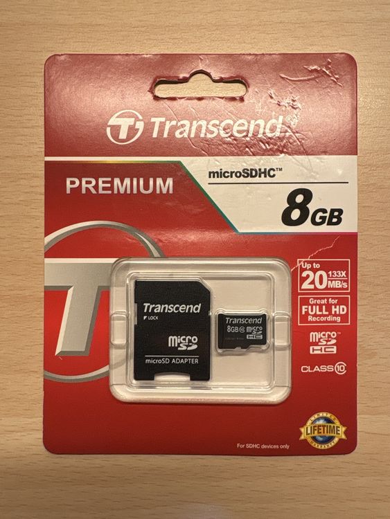 Camera 8GB microSD Card + Adapter (Neu (gemäss Beschreibung)) in Morbio ...