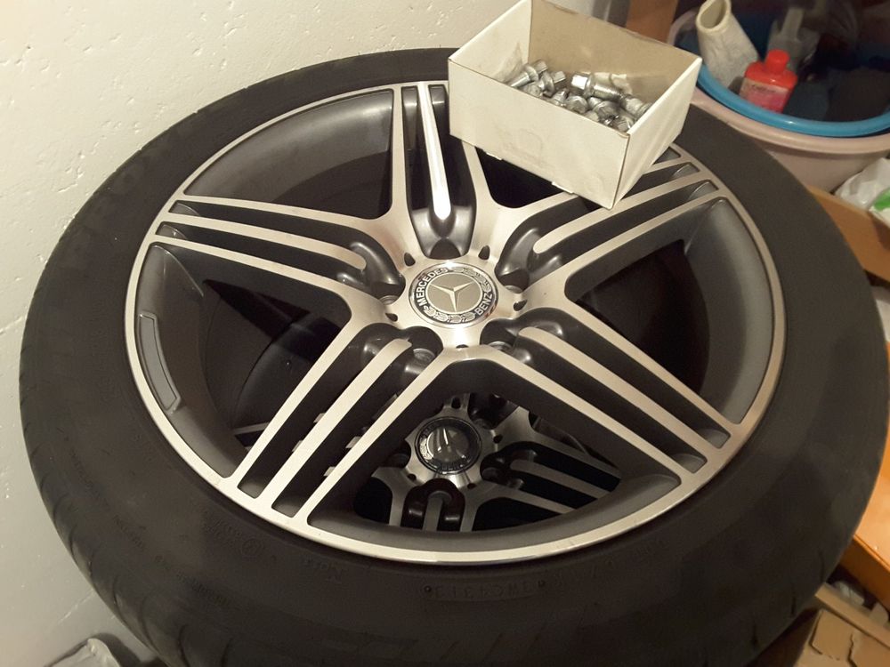 Mercedes 4x Felgen (CL500 / W215) inkl. Eignungserklärung (Gebraucht ...