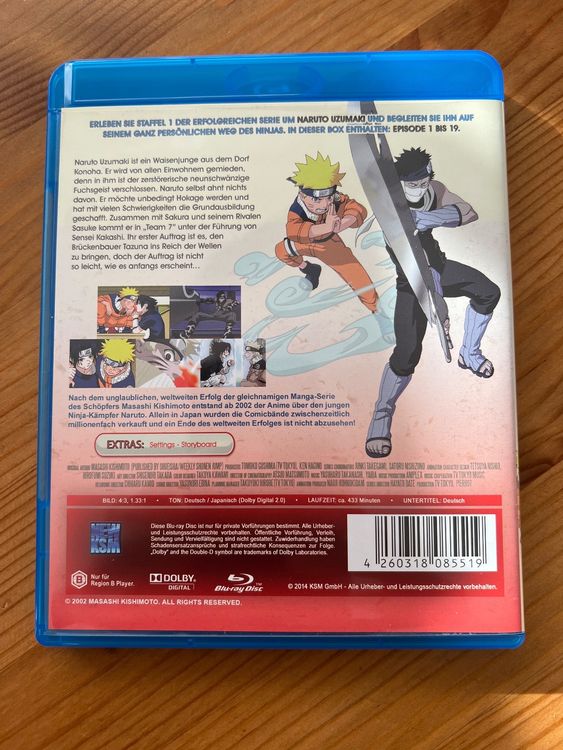 Naruto komplette Staffel 1 Blu-ray | Kaufen auf Ricardo