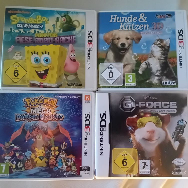 4 Spiele Nintendo DS (Gebraucht) in Astano für CHF 25 – mit Lieferung ...