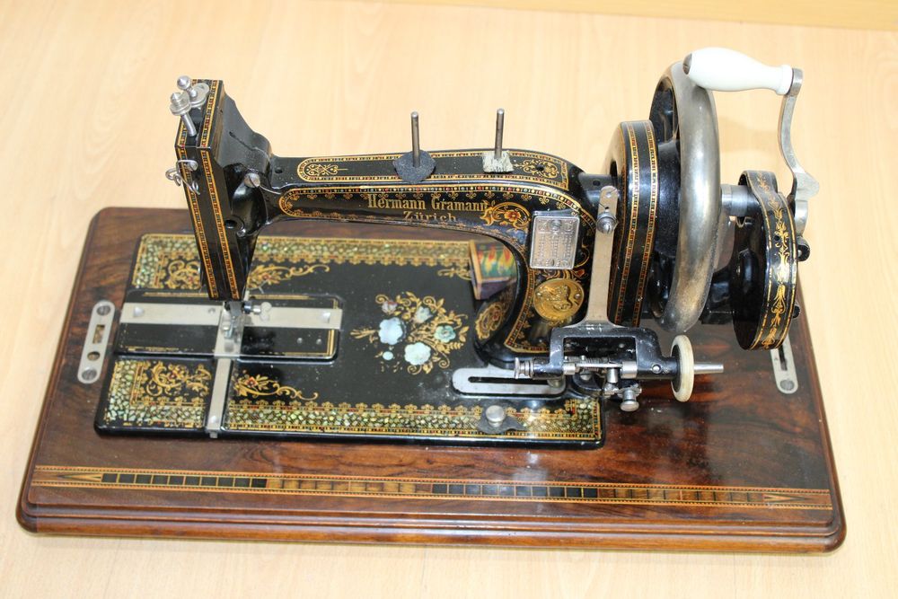 Antike Nähmaschine - Hermann Gramman Zürich (Gebraucht) in Volketswil ...