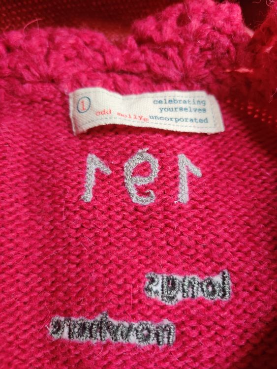 Odd Molly Strickjacke Gr. S Pink Wolle Alpaka Top Zustand! (Neu (gemäss ...