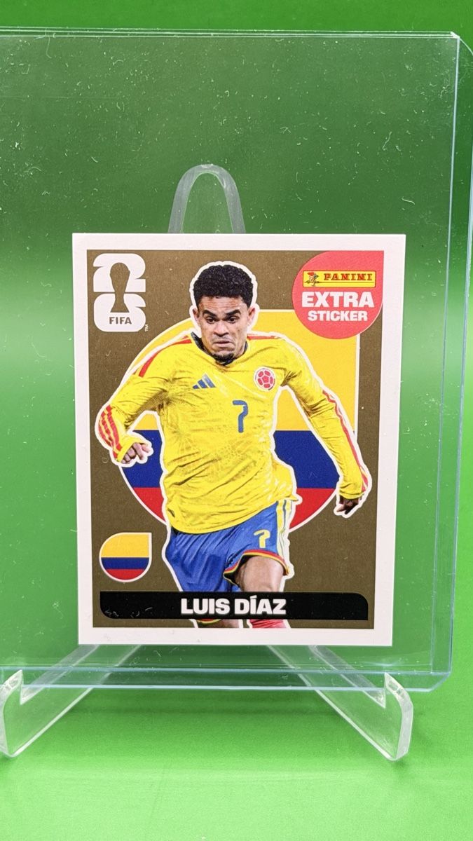 Luis Diaz FIFA WM 2026 Extra Sticker - Gold, Selten! (Neu (gemäss ...