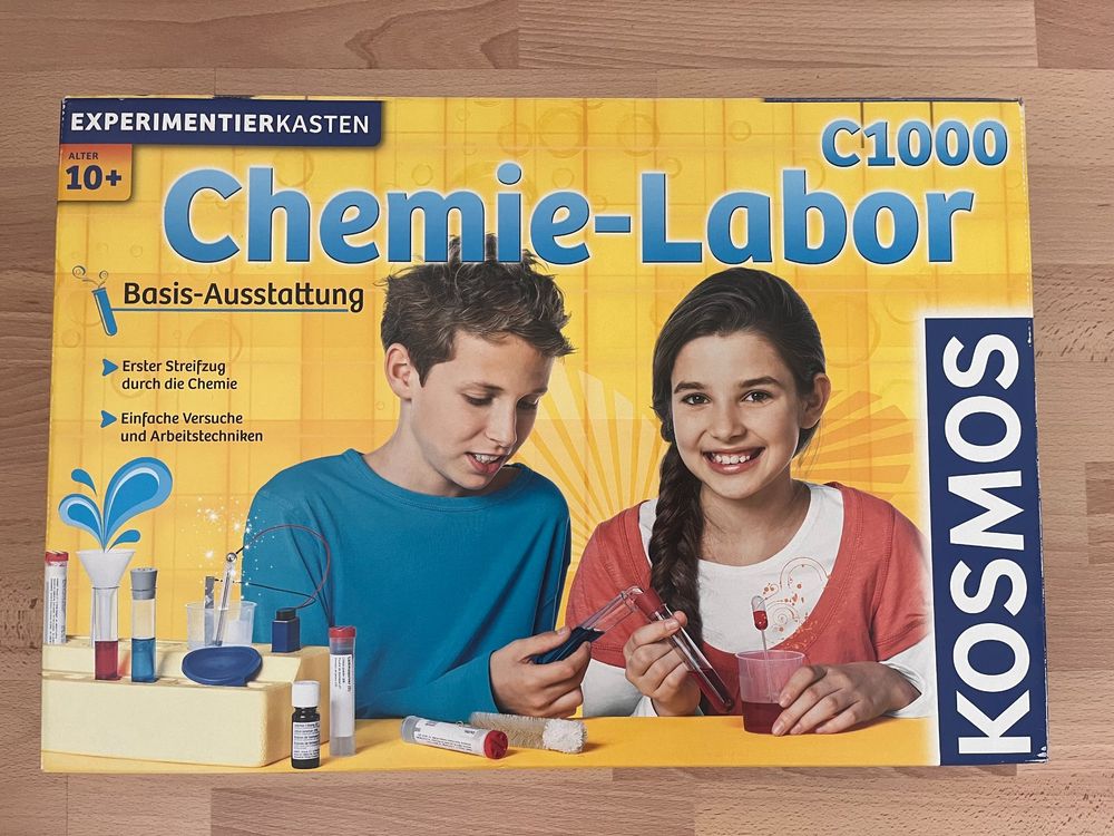 Chemie-Labor Experimentierkasten (Neu (gemäss Beschreibung)) in Gerlafingen für CHF 10 – nur ...