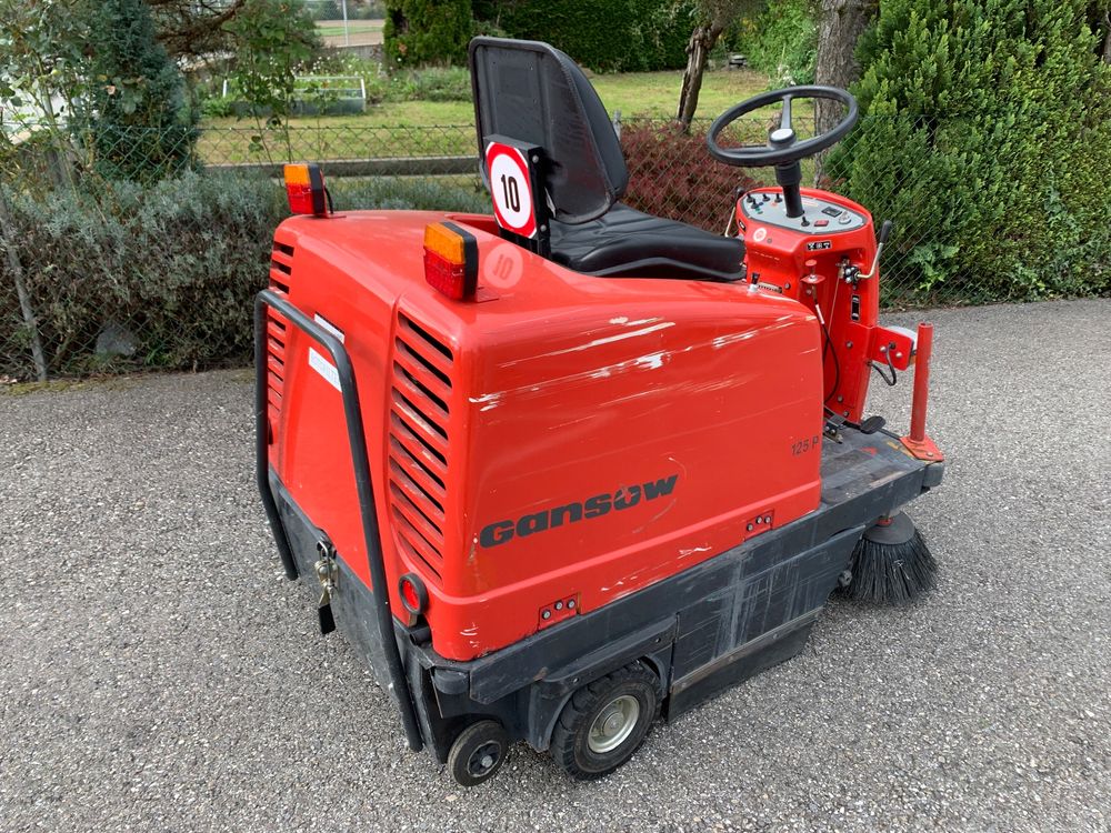 Aufsitzkehrmaschine, Kehrmaschine Gansow 125P (Gebraucht) in für CHF ...