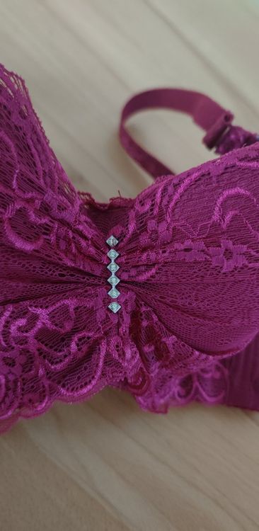 ️SPITZEN BH, BRA, 80C EU, 95C F, WEINROT, SEXY BRALETTE | Kaufen auf ...