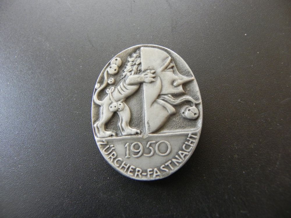 Fasnacht Plakette - Zürcher Fastnacht 1950 (Gebraucht) in Biel/Bienne für CHF 1 – mit Lieferung ...