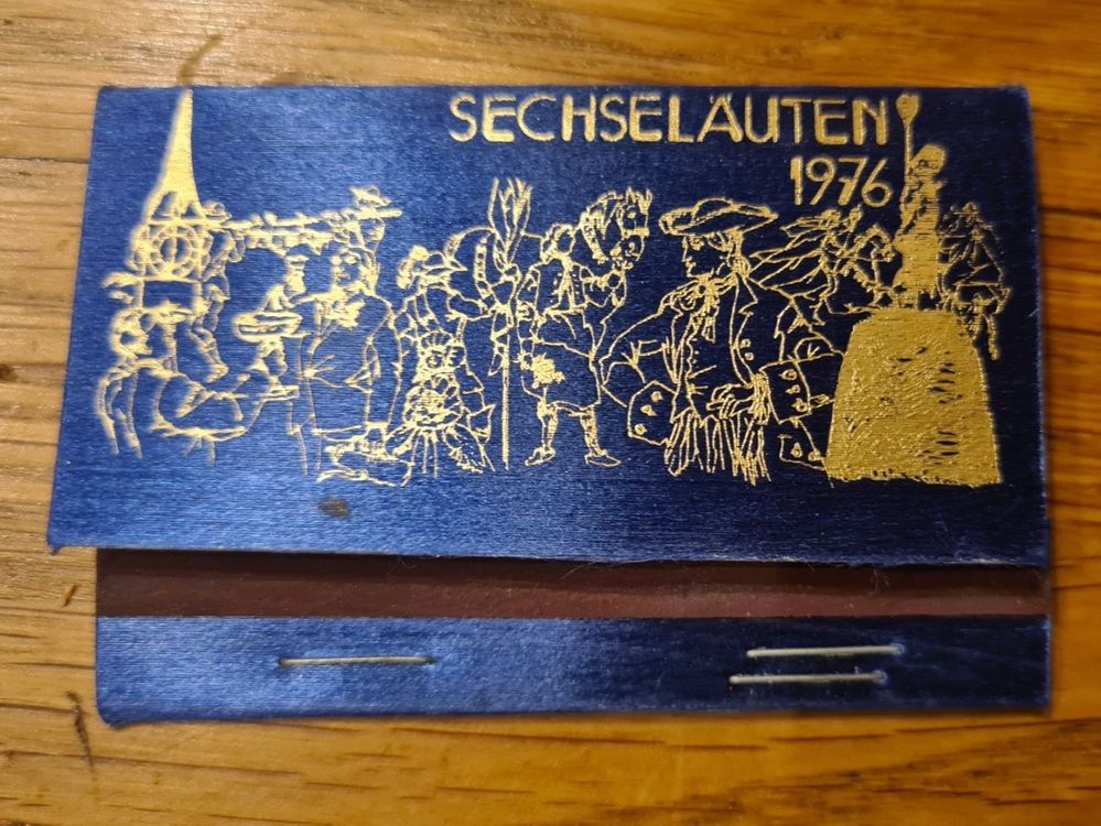 Zündhölzer, Sechseläuten, Jahr 1976 (Neu (gemäss Beschreibung)) in Winkel für CHF 15 – mit ...