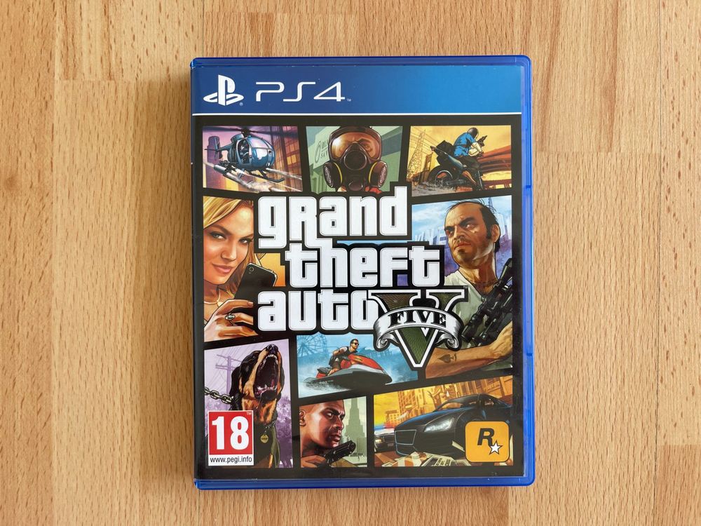 GTA V, Grand Theft Auto 5, Sony Playstation 4, PS4, PS5 (Gebraucht) in Couvet für CHF 17 – mit ...