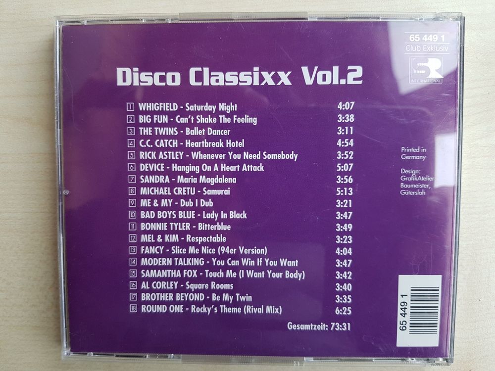 Disco Classixx Vol.2 (616) (Gebraucht) in Reutigen für CHF 3 – mit ...