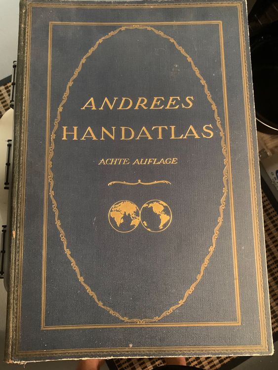 ANDREES HANDATLAS 1928 inkl. NAMENSVERZEICHNIS ZUM ATLAS | Kaufen auf Ricardo