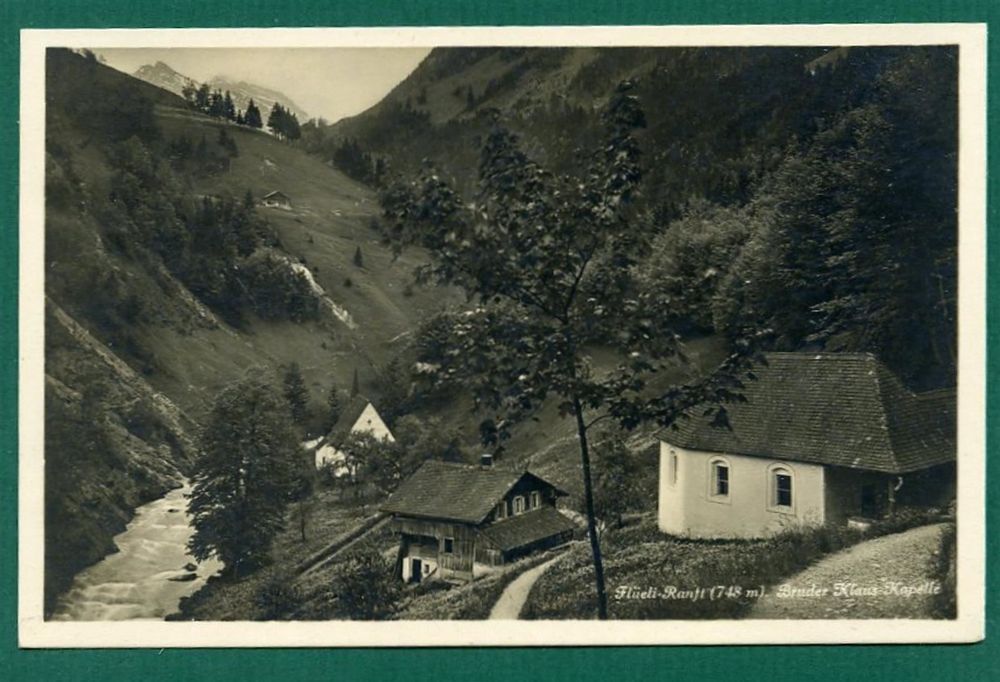 Flüeli-Ranft, Bruder Klaus-Kapelle, 1931 (Antik) in Sargans für CHF 1 ...