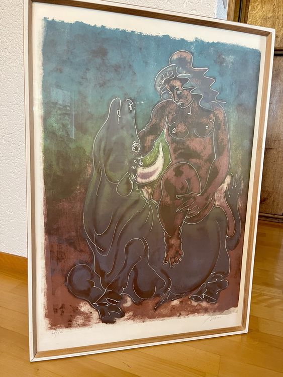 Hans Erni Farblithografie „Europa“ (Gebraucht) in Steinach für CHF 99 – nur Abholung auf Ricardo ...