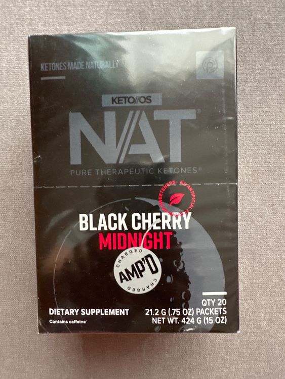 Exogene Ketone BLACK CHERRY MIDNIGHT mit Koffein (Neu und ...