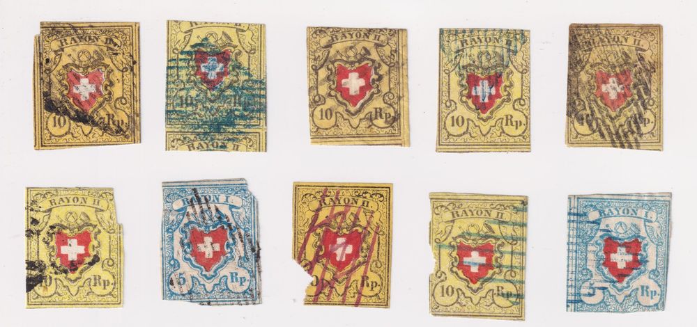 10 Rayons I und II als Vergleichsmaterial (Gebraucht) in für CHF 23 ...