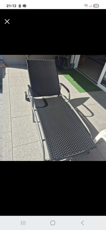 Liegestuhl Outdoor mit Rädern, für Garten/Balkon, Sommer (D'occasion) à ...