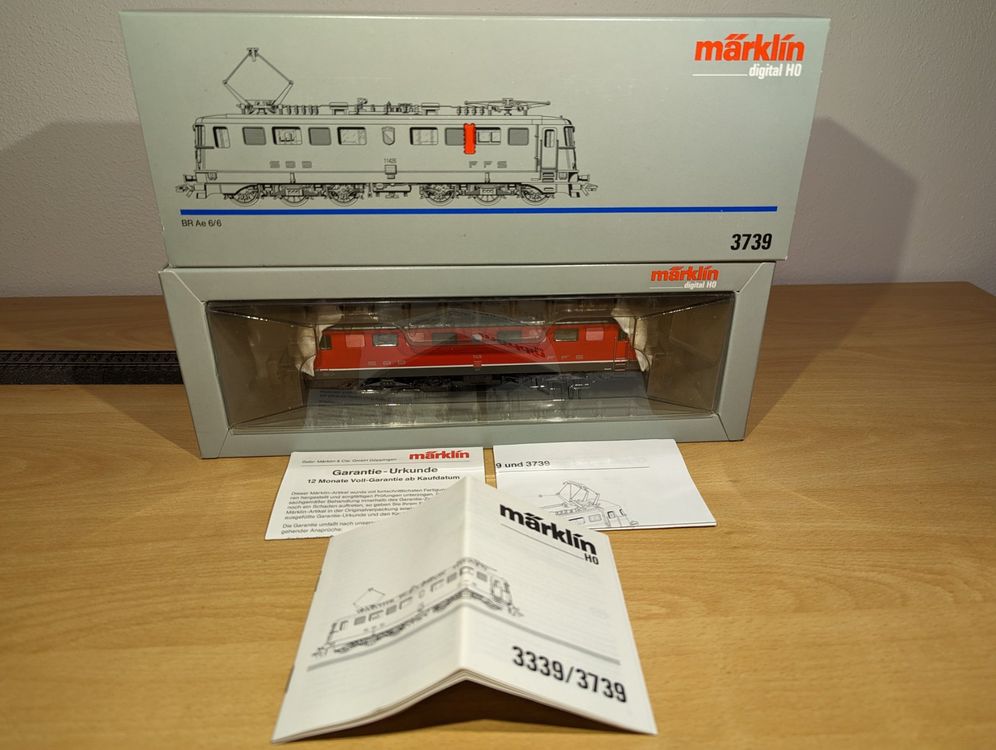 Märklin 3739, Ae 6/6 SBB Stadt Zürich, digital, neu (Neu und ...