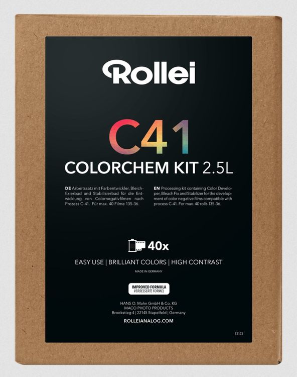 Rollei Colorchem C41 kit 2.5L (Neuf avec emballage d'origine) à ...