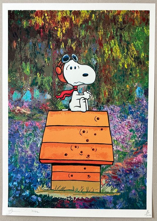 Death: Monet Snoopy House, signiert 87/100 (Neu (gemäss Beschreibung ...