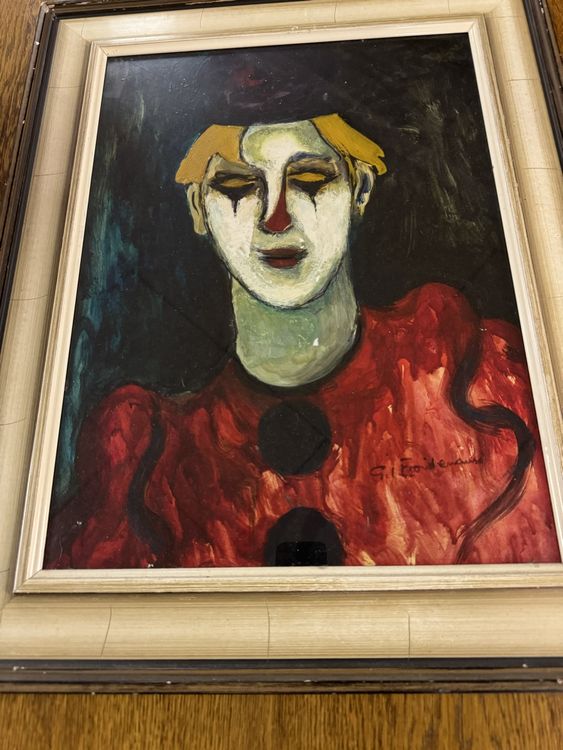 Gil Froidevaux Acryl auf Karton 37 x 50 cm Clown (Gebraucht) in Frasnacht für CHF 380 – nur ...