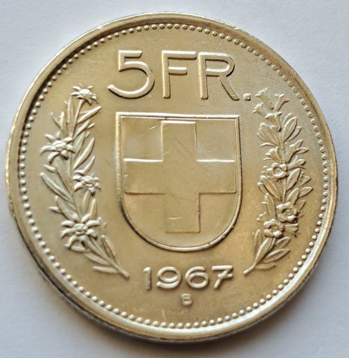 5 Franken Silber 1967 | Kaufen auf Ricardo