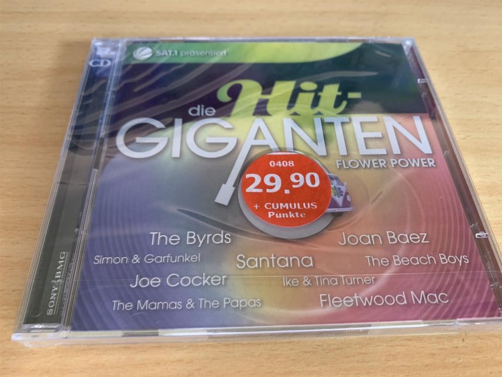 Die Hit-Giganten - Flower Power - 2 CD (Neu und originalverpackt) in ...