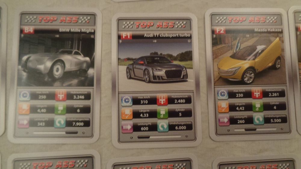 Auto Quartett - Prototypen / Sehr guter Zustand / 32 Karten | Kaufen ...