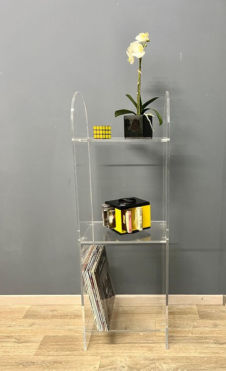 Vintage Plexiglas Design Regal Schallplatten Möbel (Gebraucht) in ...