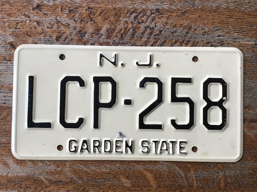 Plaque voiture New Jersey Garden State | Kaufen auf Ricardo