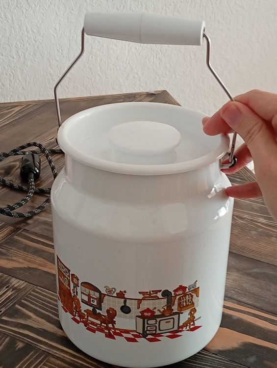 Grosse Milch-Kübel Riess Email Made in Austria. (Gebraucht) in ...
