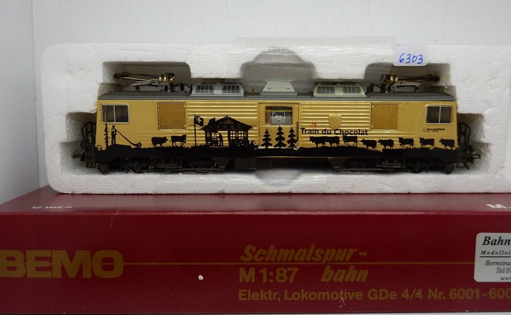 Hom- Bemo - MOB - Loc GDe 4/4 - "Chocolat" (OVP) (Gebraucht) in Locarno ...