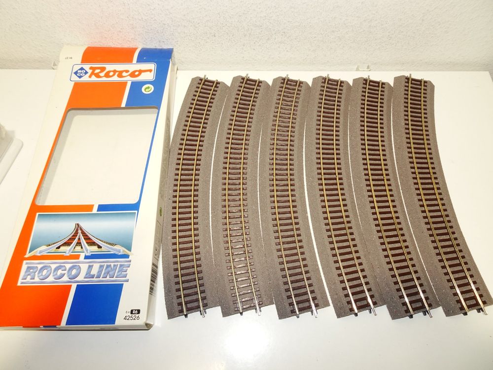 6 Roco Line Gleis Schienen R6 HO 42526 | Kaufen auf Ricardo